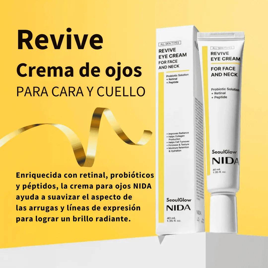 NIDA Revive crema coreana para ojos, cara y cuello – SG